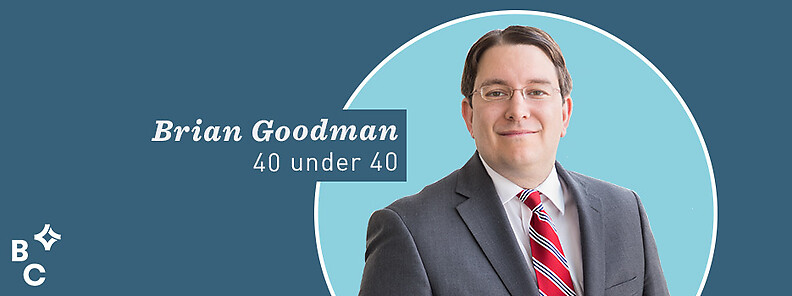 Boardman Clark | Brian Goodman Recognized in 40 Under 40 Class of 2023